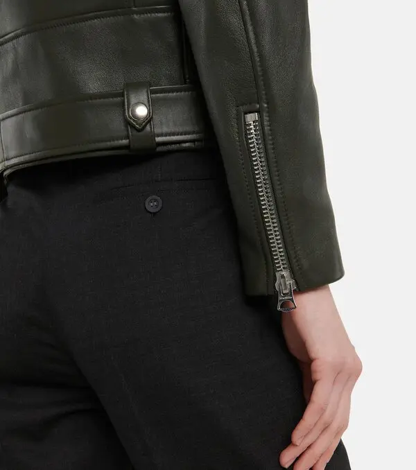 Acne Studios Leather Biker Jacket