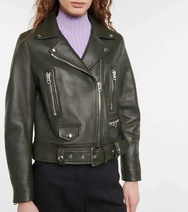 Acne Studios Leather Biker Jacket