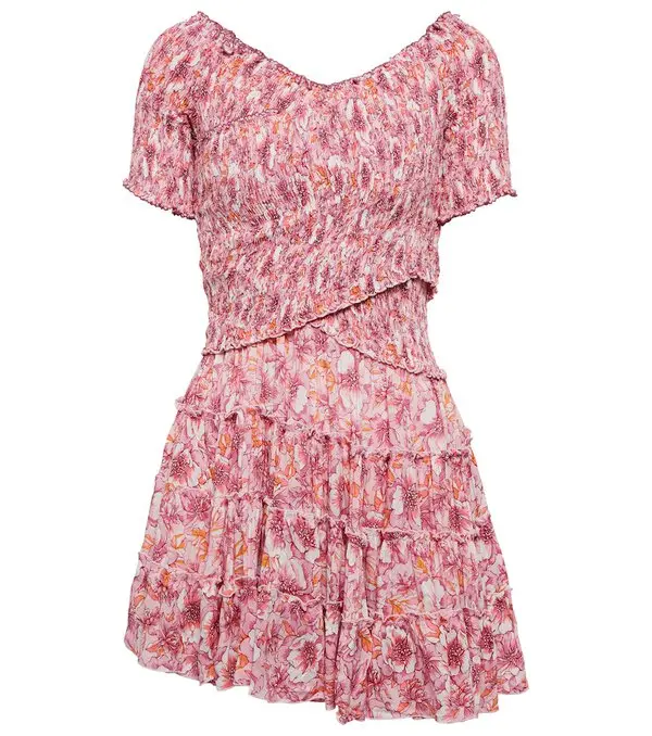 Poupette St Barth Soledad Mini Dress - Pink