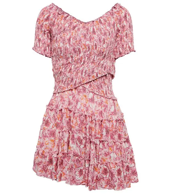 Poupette St Barth Soledad Mini Dress - Pink