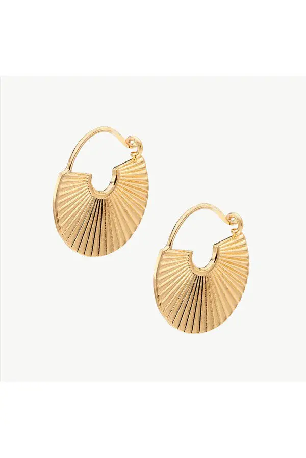 SOKO Jua Threader Hoop Earrings - Gold