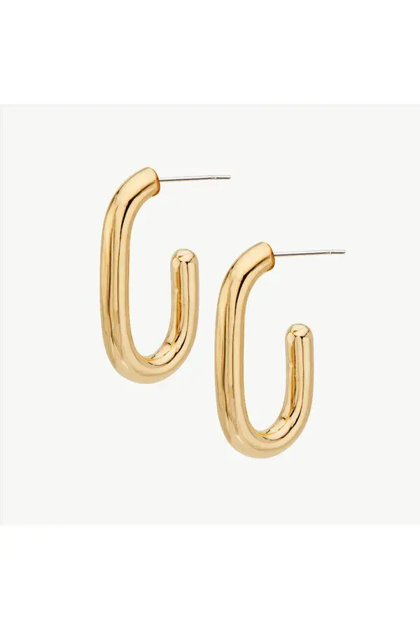 SOKO Tumba Capsule Hoop Earrings - Gold