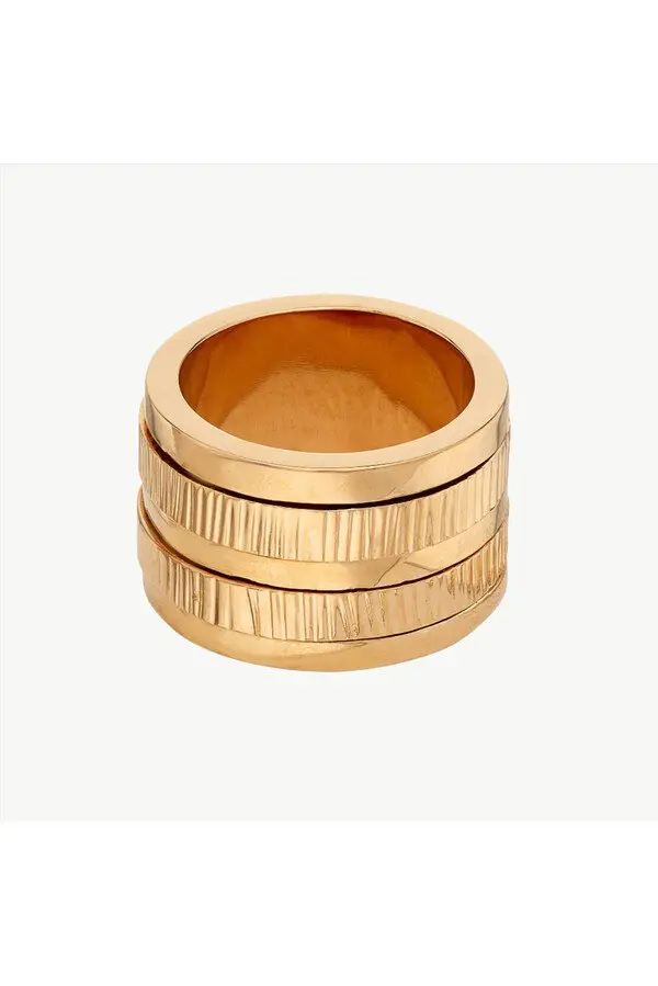 SOKO Meta Spinner Ring - Gold