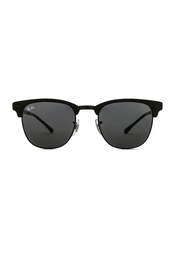 Ray-ban Clubmaster Metal Sunglasses - Black
