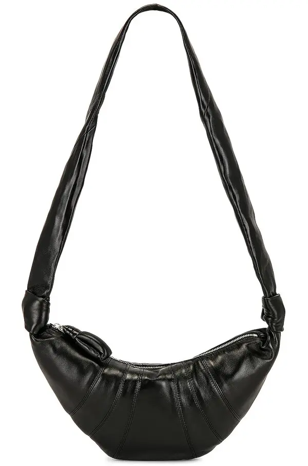 LEMAIRE Small Croissant Bag - Black