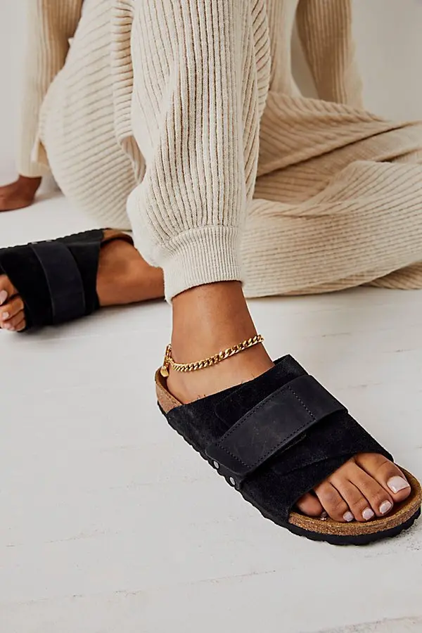 BIRKENSTOCK Kyoto Sandals - Black