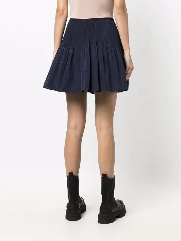 Red Valentino Pleated A-line Skirt
