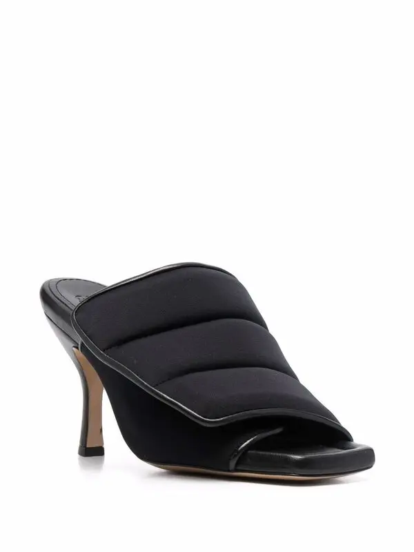 GIABORGHINI Padded Leather High Heel Sandals