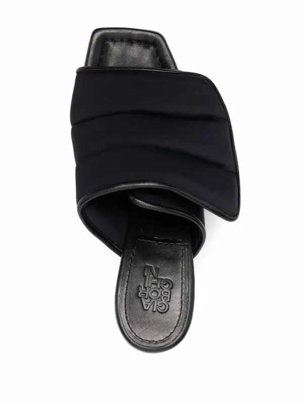 GIABORGHINI Padded Leather High Heel Sandals