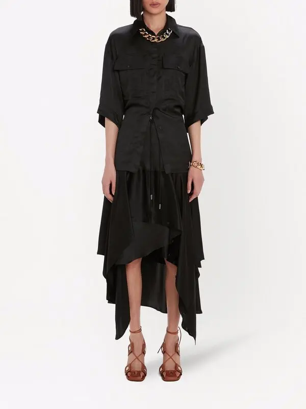 JW Anderson Layered Asymmetric Midi Skirt