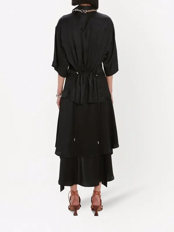 JW Anderson Layered Asymmetric Midi Skirt