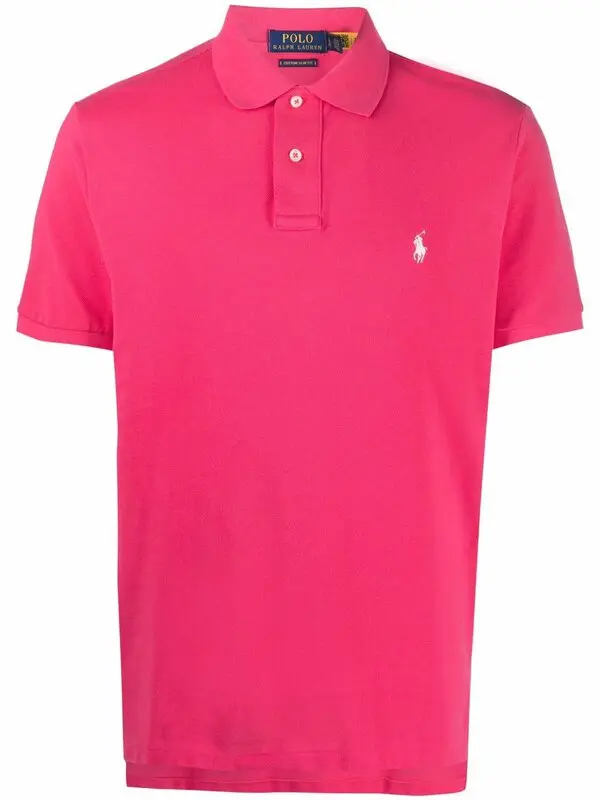 Polo Ralph Lauren Piqué Embroidered Polo Shirt - Pink