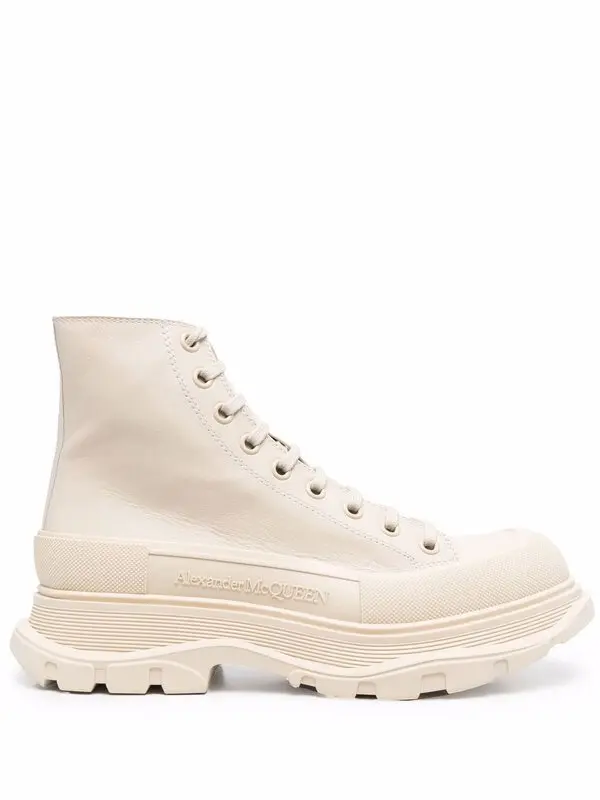 Alexander McQueen Tread Slick Lace-up Boots