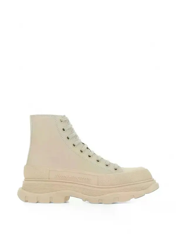 Alexander McQueen Tread Slick Lace-up Boots - Neutrals