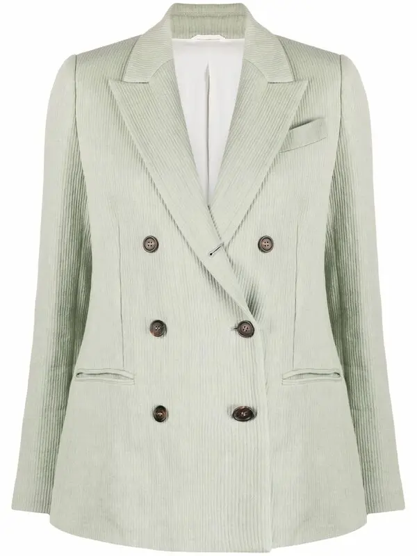 Brunello Cucinelli Peak Lapels Double-breasted Blazer
