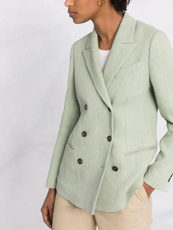Brunello Cucinelli Peak Lapels Double-breasted Blazer