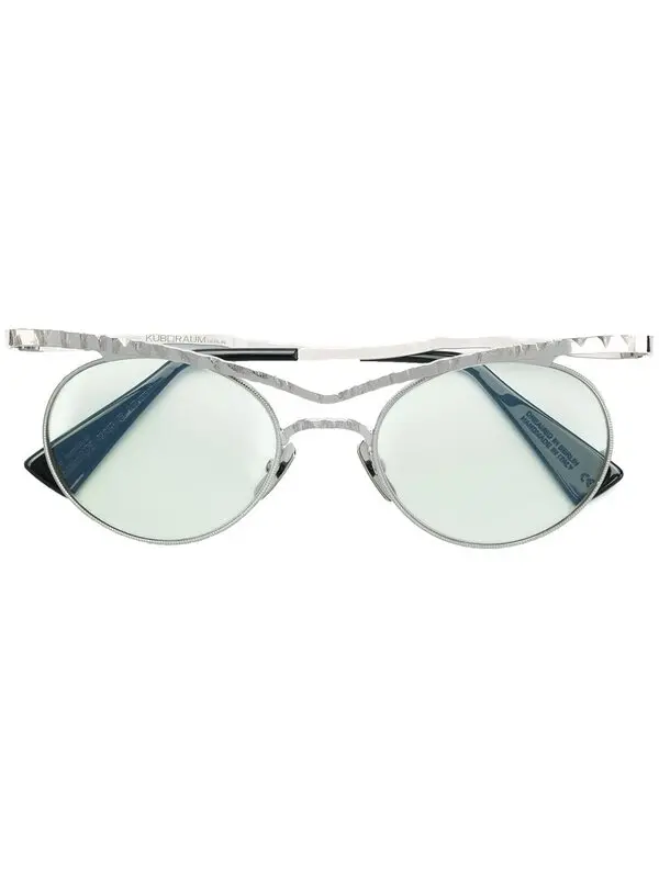 KUBORAUM Round Frame Sunglasses - Metallic