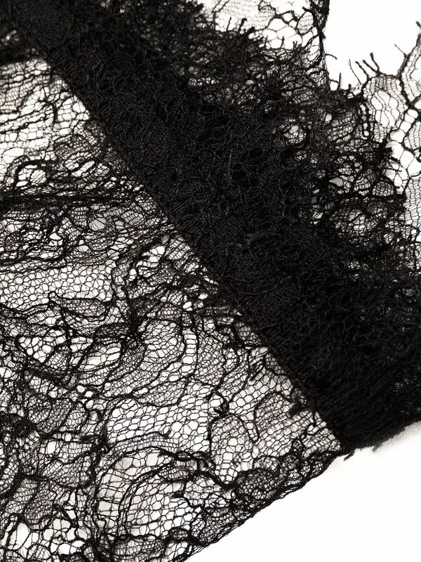 Dolce & Gabbana Lace-panel Spaghetti-strap Bralette