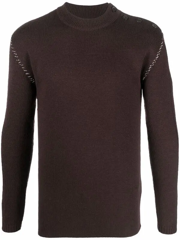 MAISON MARGIELA Contrasting-stitch Jumper