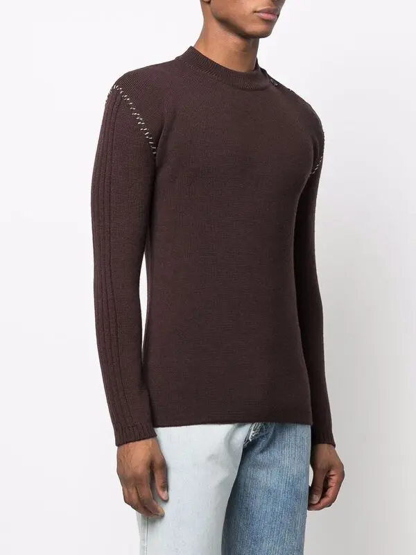 MAISON MARGIELA Contrasting-stitch Jumper