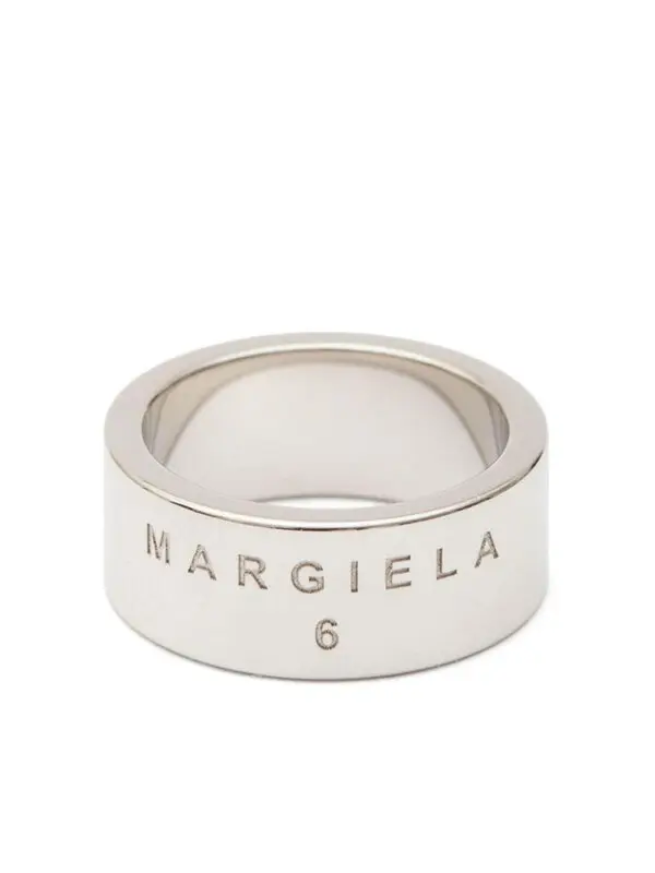 MAISON MARGIELA Engraved Ring - Silver
