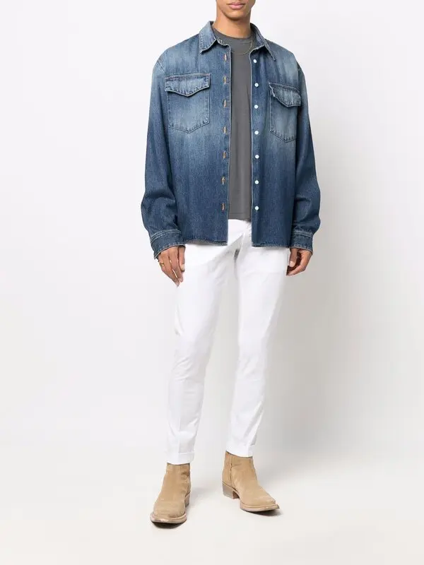 DONDUP Slim-cut Chinos - White