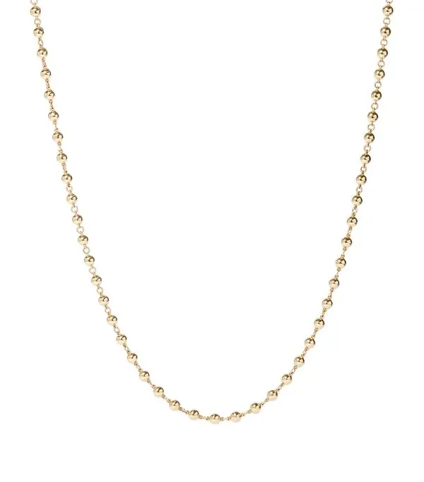 Annoushka Yellow Lattice Ball Chain Necklace - Gold