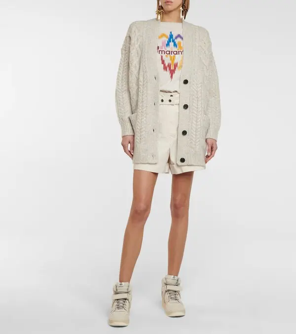 MARANT ETOILE Roscoe Cotton Bermuda Shorts