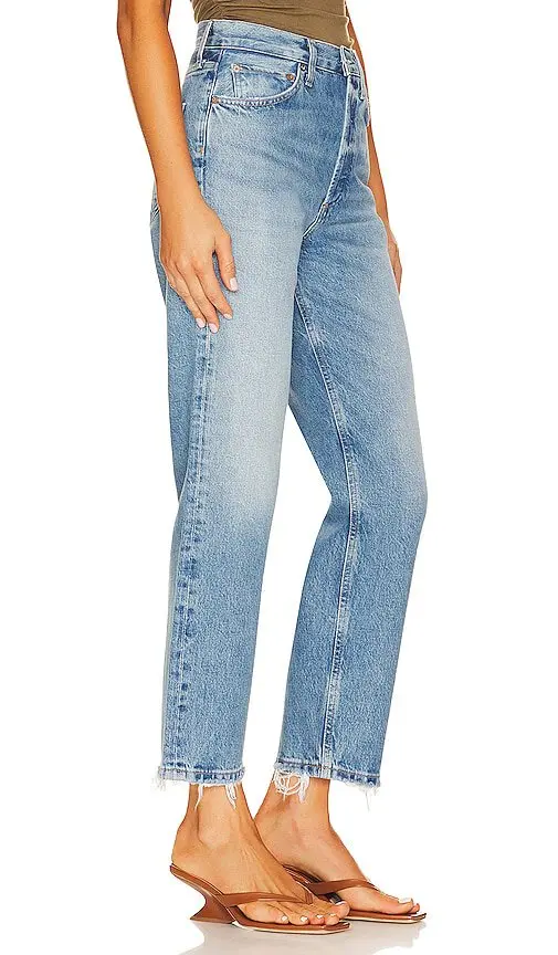 AGOLDE 90's Crop Jeans In Denim-medium