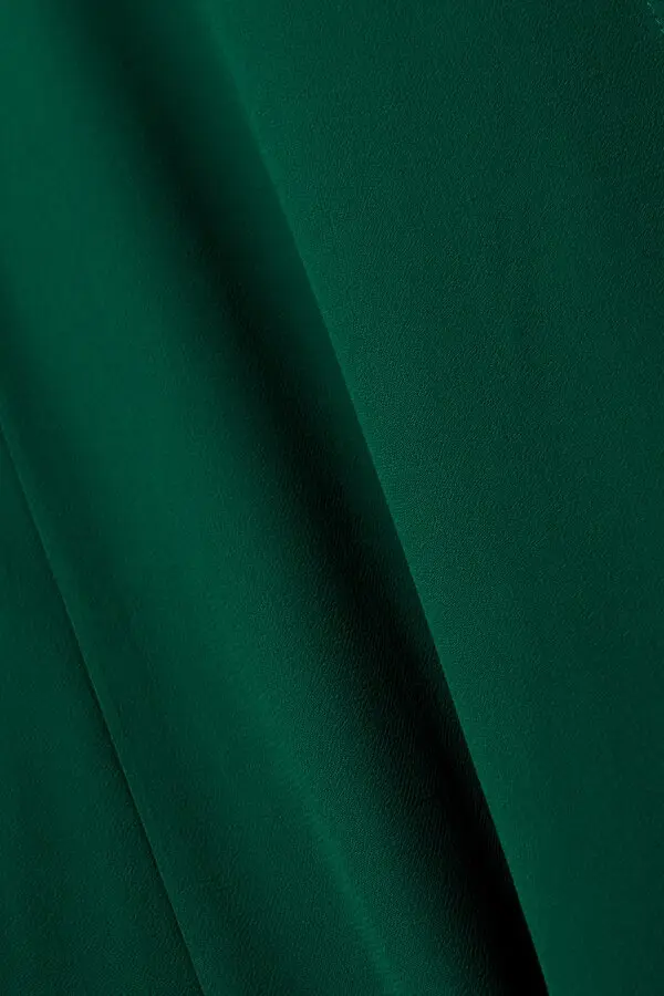 Reformation Juliette Crepe Midi Dress In Green - 40% Off | Editorialist