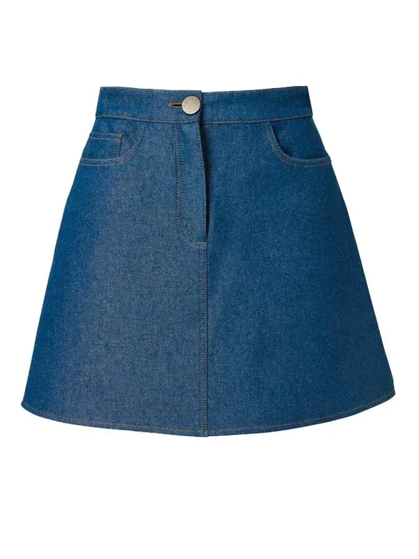 Carolina Herrera Denim Mini Skirt