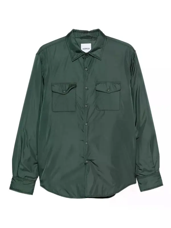 Aspesi 13 Piu Padded Shirt Jacket - Green