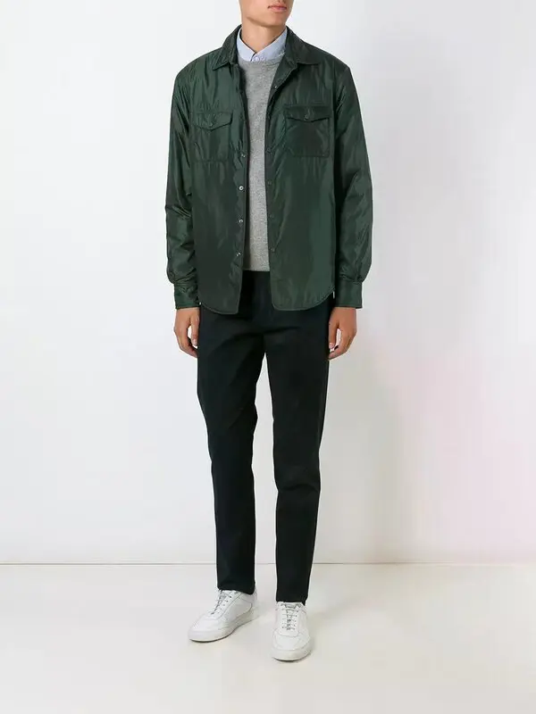 Aspesi 13 Piu Padded Shirt Jacket - Green