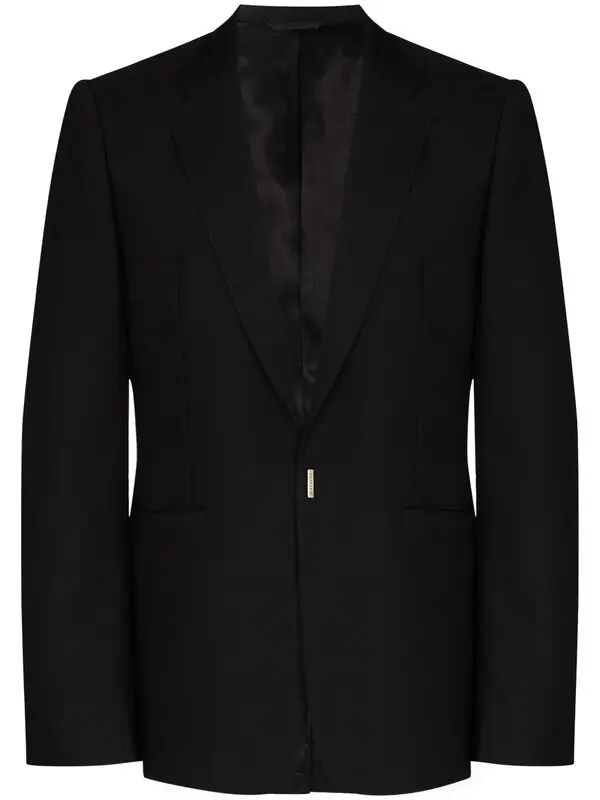 Givenchy Single-breasted Tailored Blazer - Black