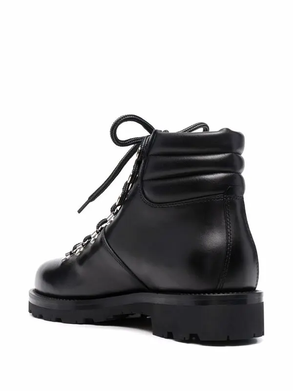 SCAROSSO Catherine Leather Boots - Black