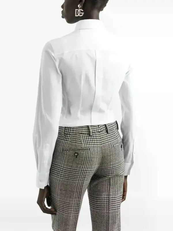 Dolce & Gabbana Button-up Poplin Shirt - White