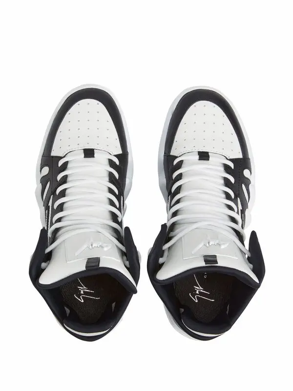 GIUSEPPE ZANOTTI Talon High-top Sneakers - White