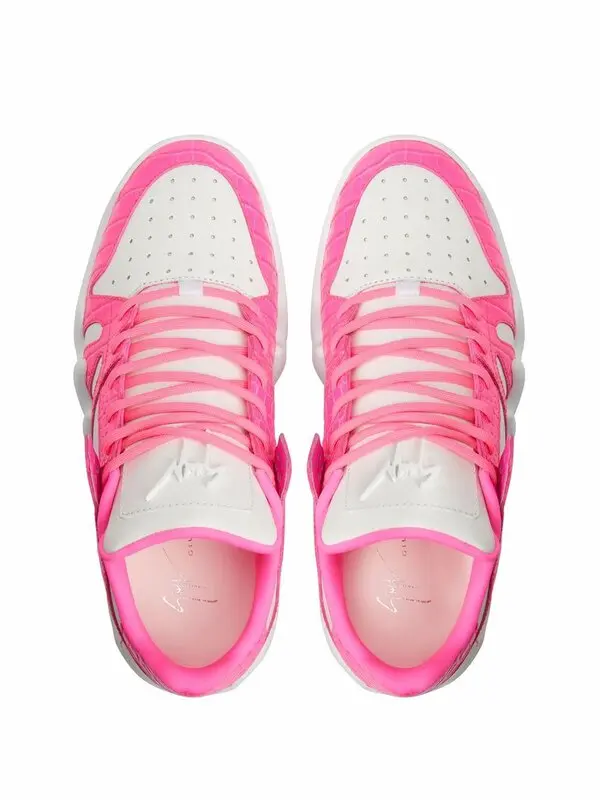 GIUSEPPE ZANOTTI Talon Mid-top Sneakers - White