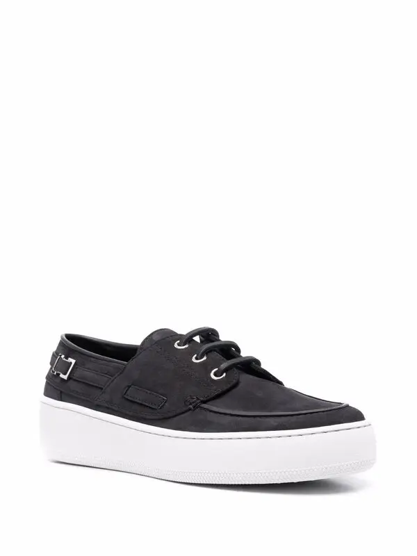 SERGIO ROSSI Platform Low-top Sneakers - Black