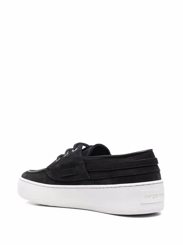 SERGIO ROSSI Platform Low-top Sneakers - Black