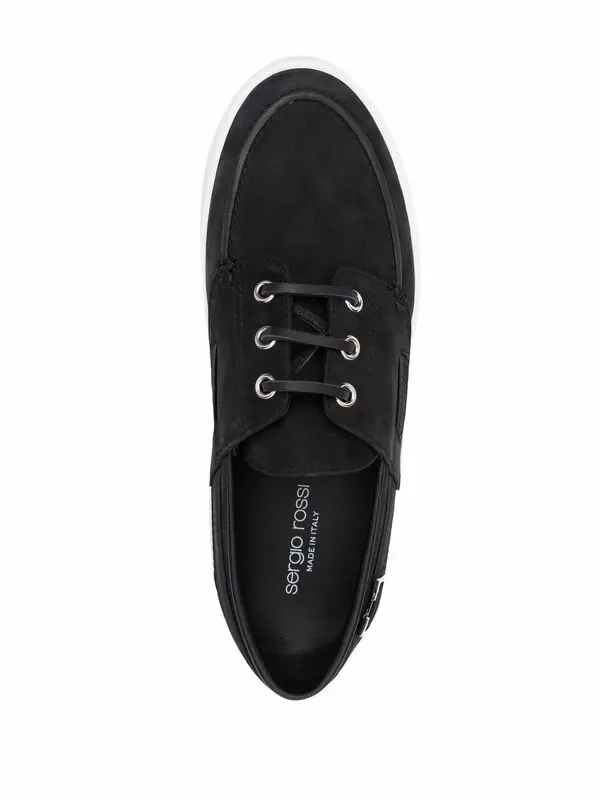 SERGIO ROSSI Platform Low-top Sneakers - Black