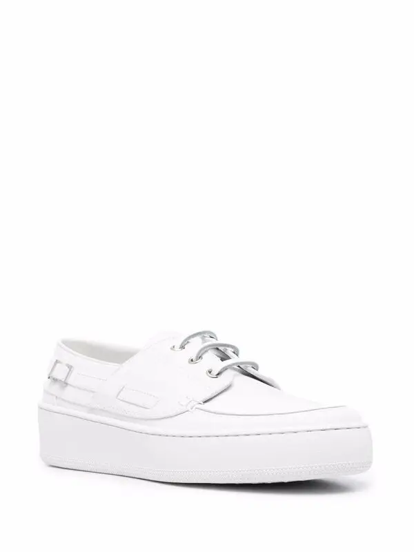 SERGIO ROSSI Platform Low-top Sneakers - White