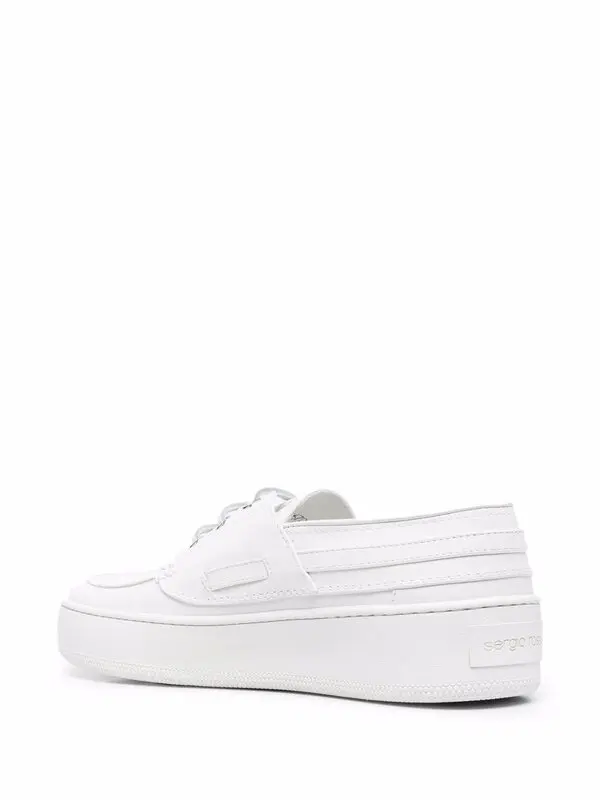 SERGIO ROSSI Platform Low-top Sneakers - White