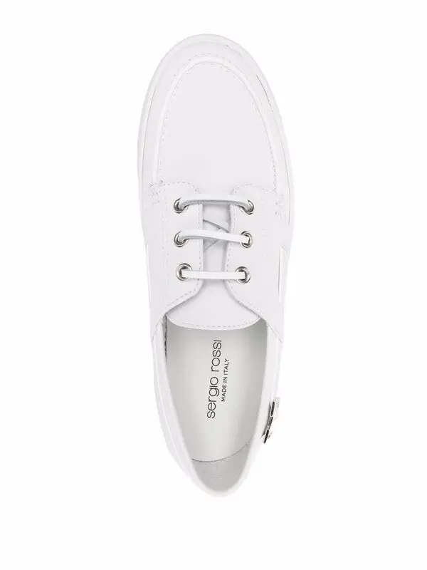SERGIO ROSSI Platform Low-top Sneakers - White