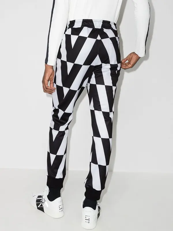 Valentino Garavani Optical Tapered Track Pants
