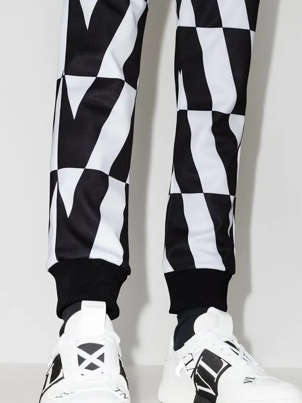 Valentino Garavani Optical Tapered Track Pants