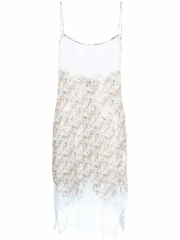 Dsquared2 Floral-print Silk Dress