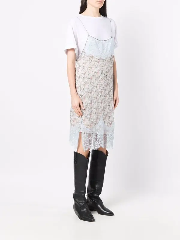 Dsquared2 Floral-print Silk Dress