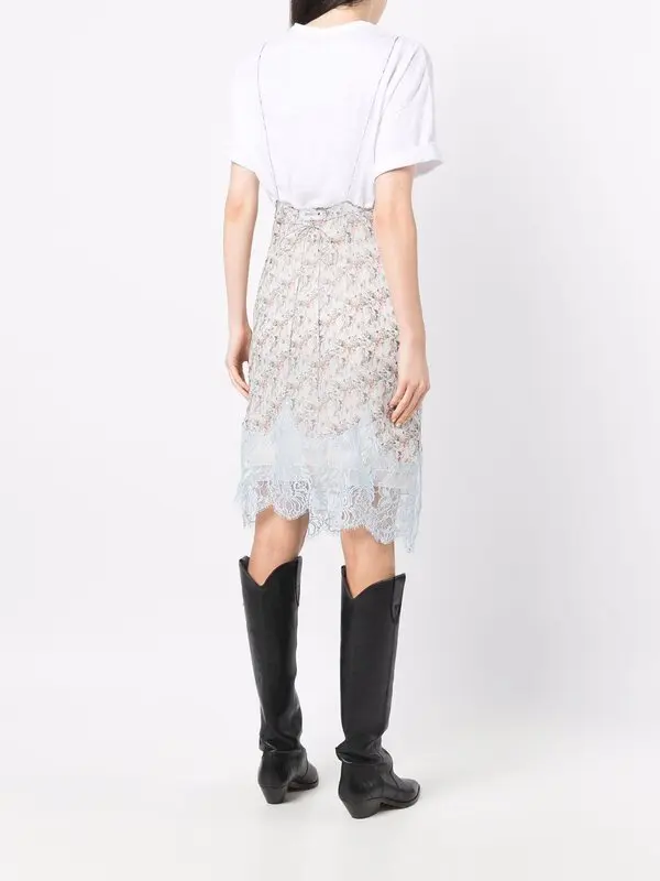 Dsquared2 Floral-print Silk Dress