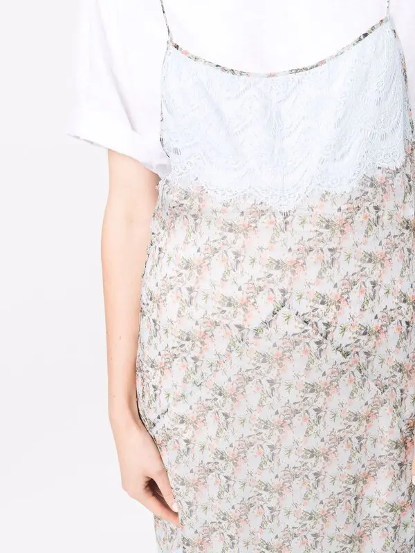Dsquared2 Floral-print Silk Dress